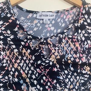 Southern Lady | Dresses | Nwt Southern Lady Short Sleeve Black Summer ...